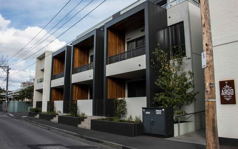 Argo Apartments features Interlocking cladding by Metal Cladding Systems