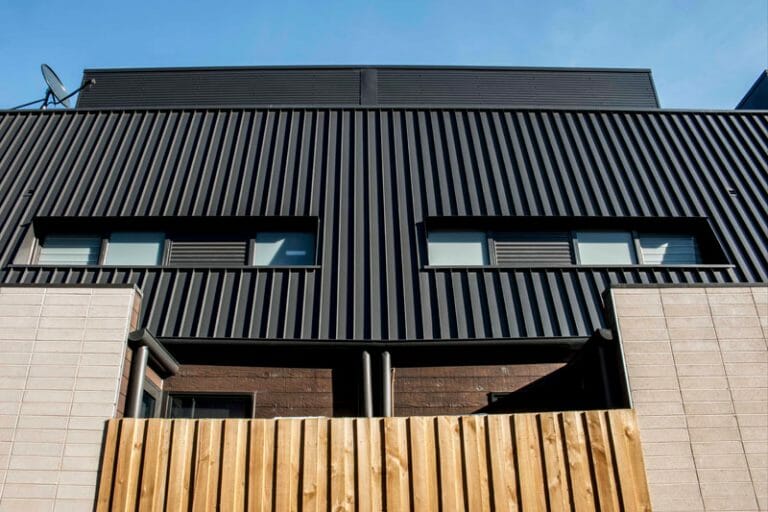 Charlotte Place Townhouses features Nailstrip cladding by Metal ...