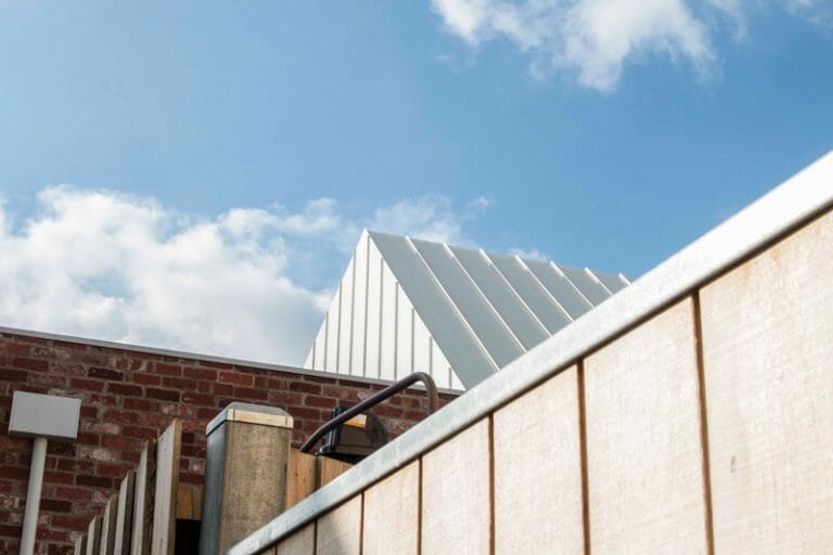 Gable House features Standing Seam cladding by Metal Cladding Systems