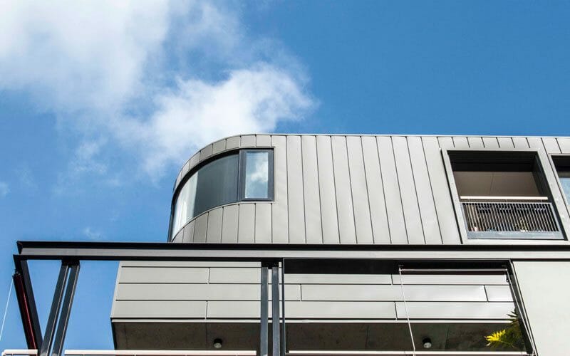 George Corner features Interlocking panels by Metal Cladding Systems