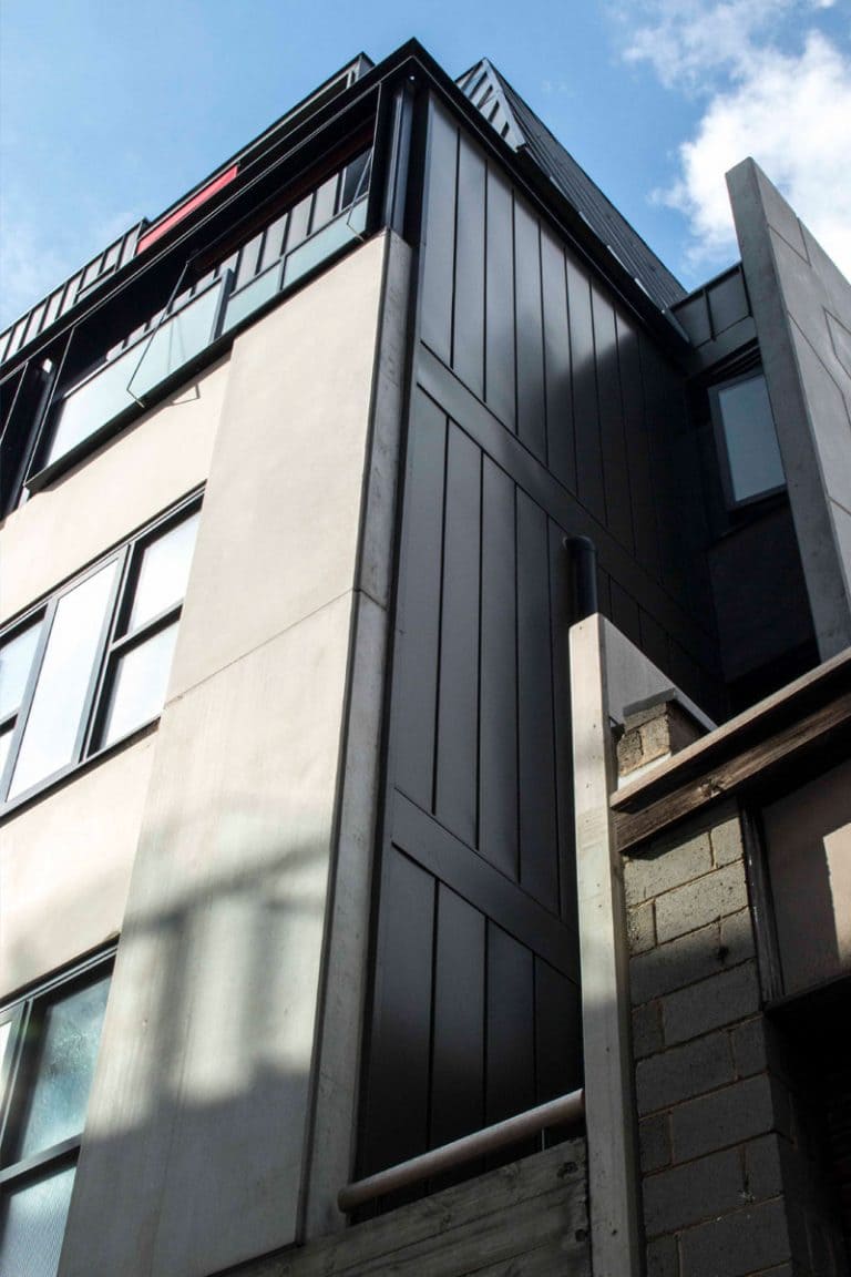 George Corner features Interlocking panels by Metal Cladding Systems