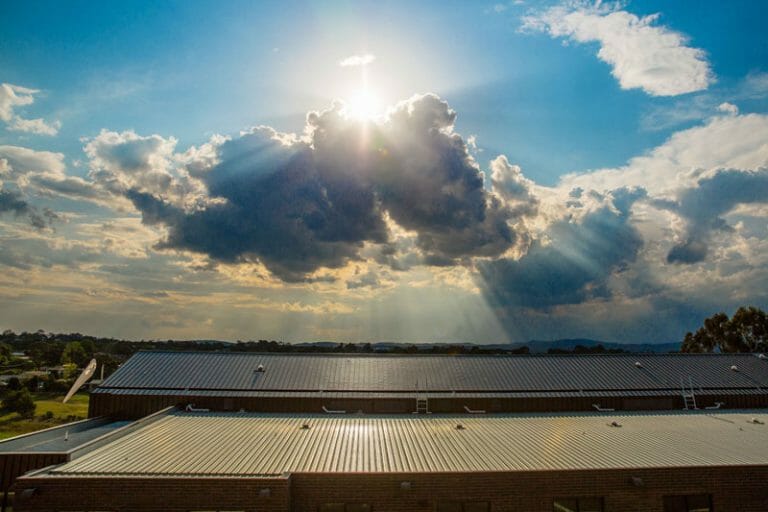 Kilmore Hospital Building One features Nailstrip and Snaplock cladding ...