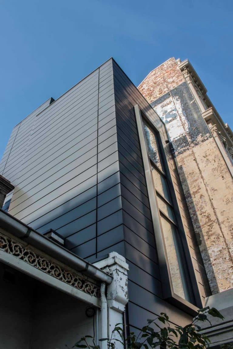 The Railway Hotel features Interlocking cladding by Metal Cladding Systems