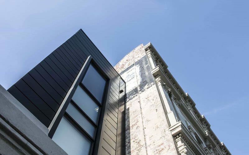 The Railway Hotel features Interlocking cladding by Metal Cladding Systems