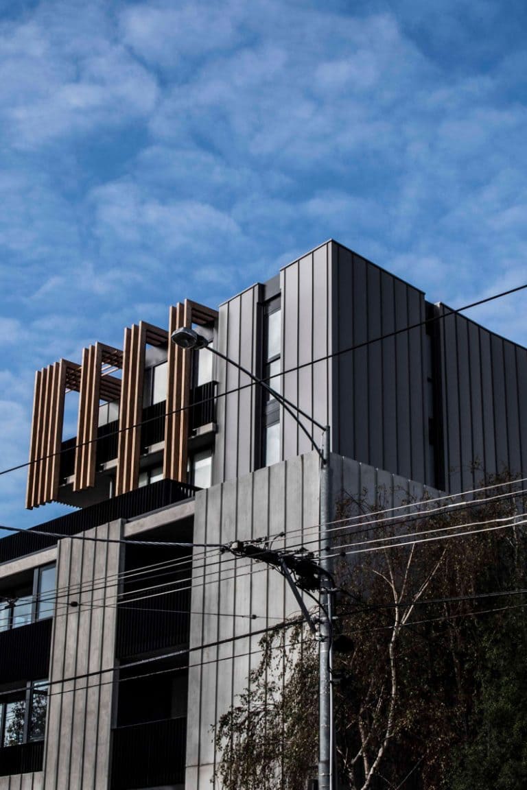 York Apartments features Standing Seam cladding by Metal Cladding Systems