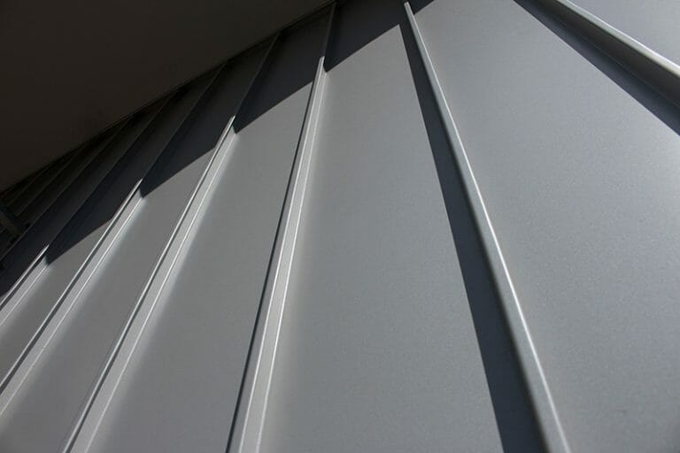 Standing Seam COLORBOND Steel walls by Metal Cladding Systems