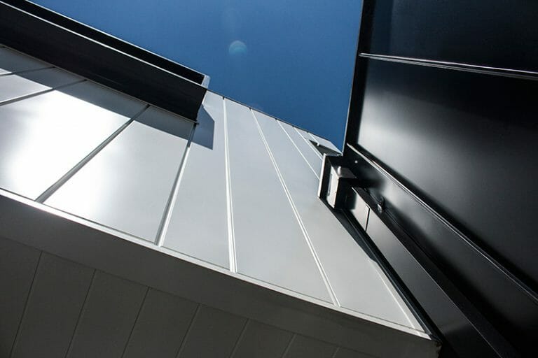 Lynden Street - COLORBOND Surfmist and Nightsky metal cladding