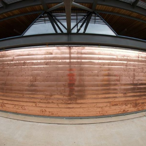 Copper_Garage Door - Metal Cladding Systems